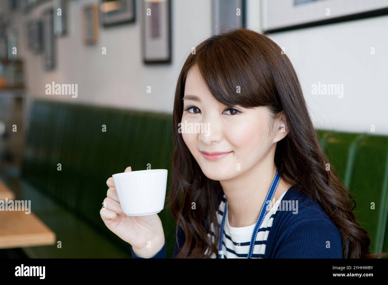 Employee drinking coffee in hi-res stock photography and images - Alamy