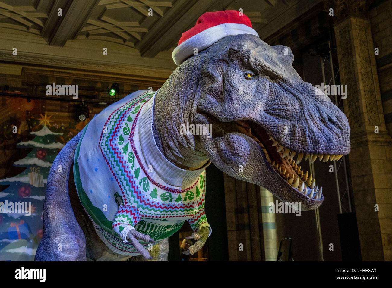 Christmas jumper t rex hi-res stock photography and images - Alamy