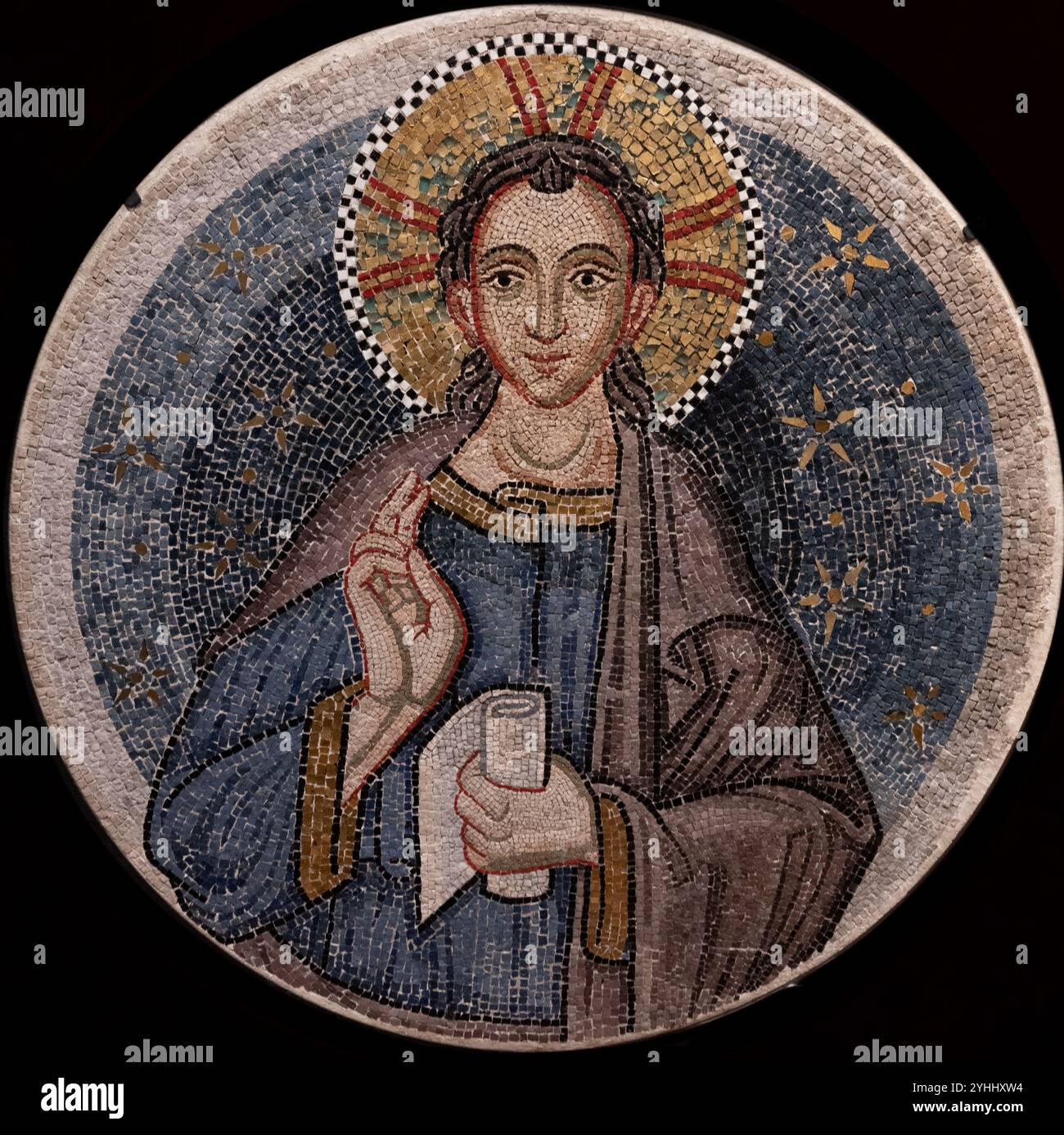 Mosaic of Jesus Christ Emmanuel, 14th Century, St Mark's Basilica Stock ...