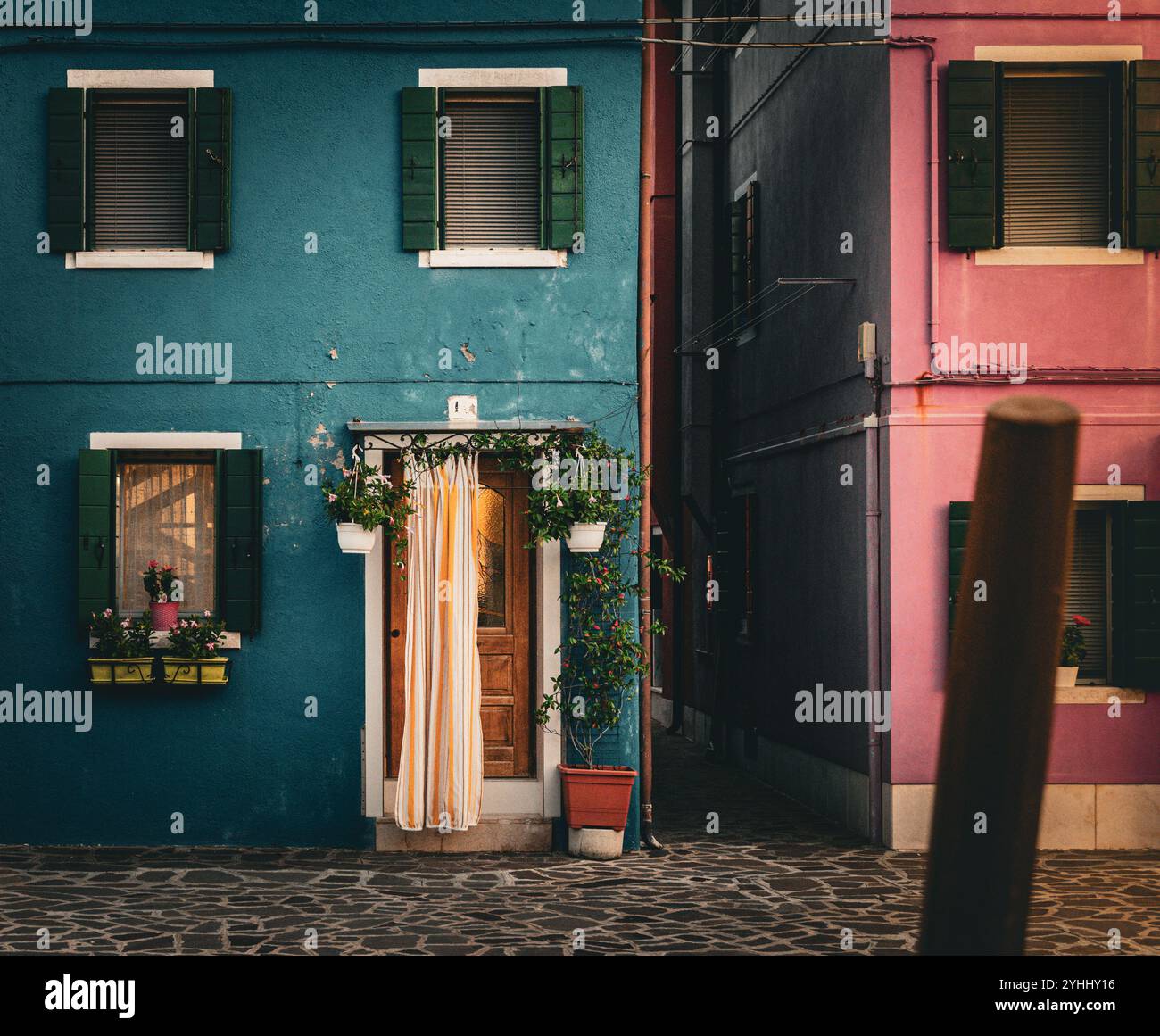 Colourful house, Burano island Stock Photo - Alamy
