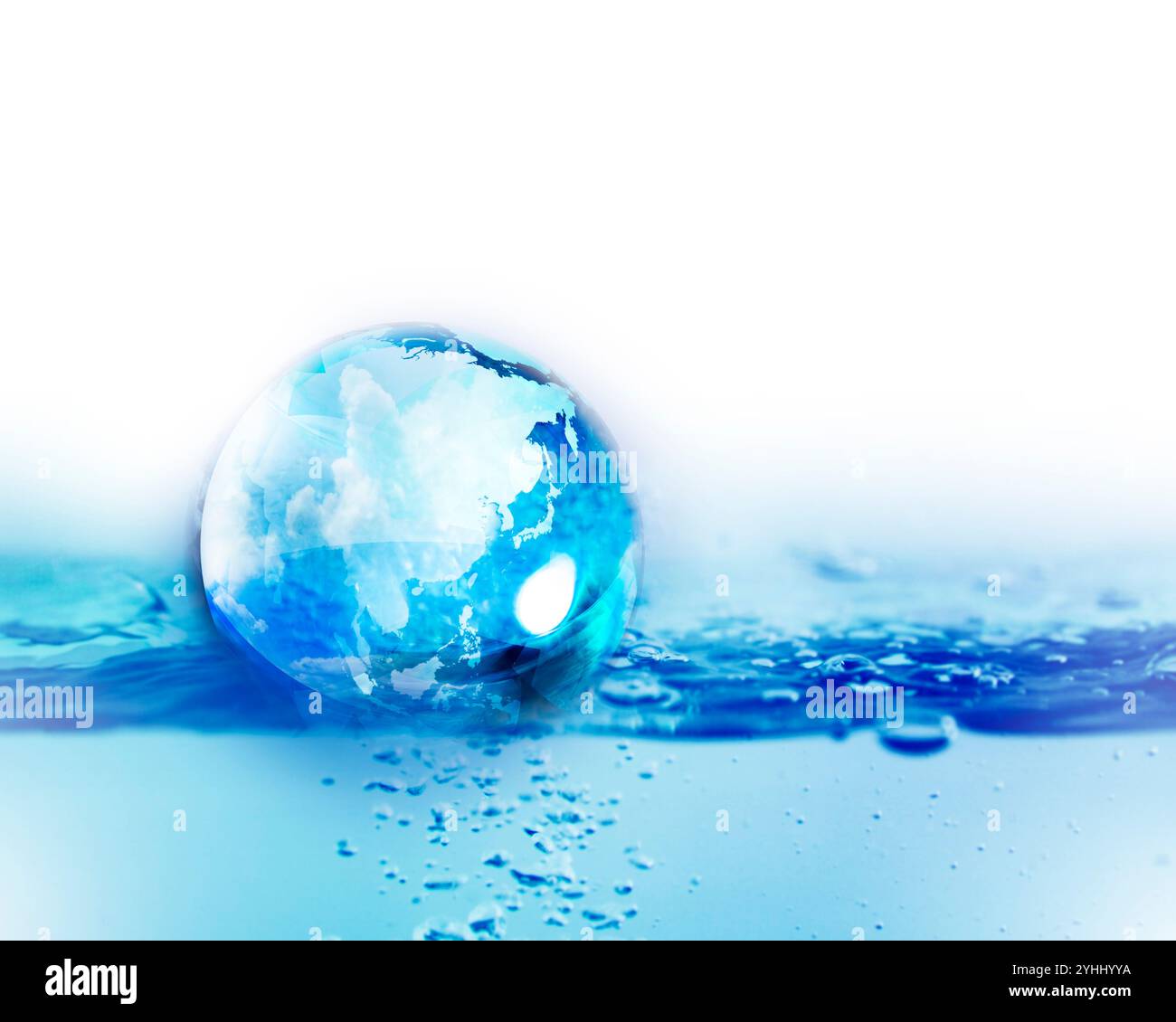 Water and the Earth Stock Photo - Alamy