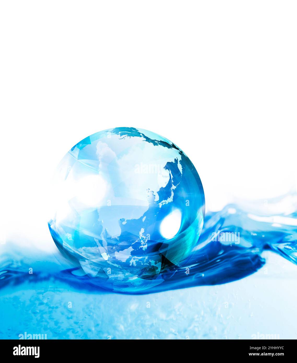Water and the Earth Stock Photo - Alamy