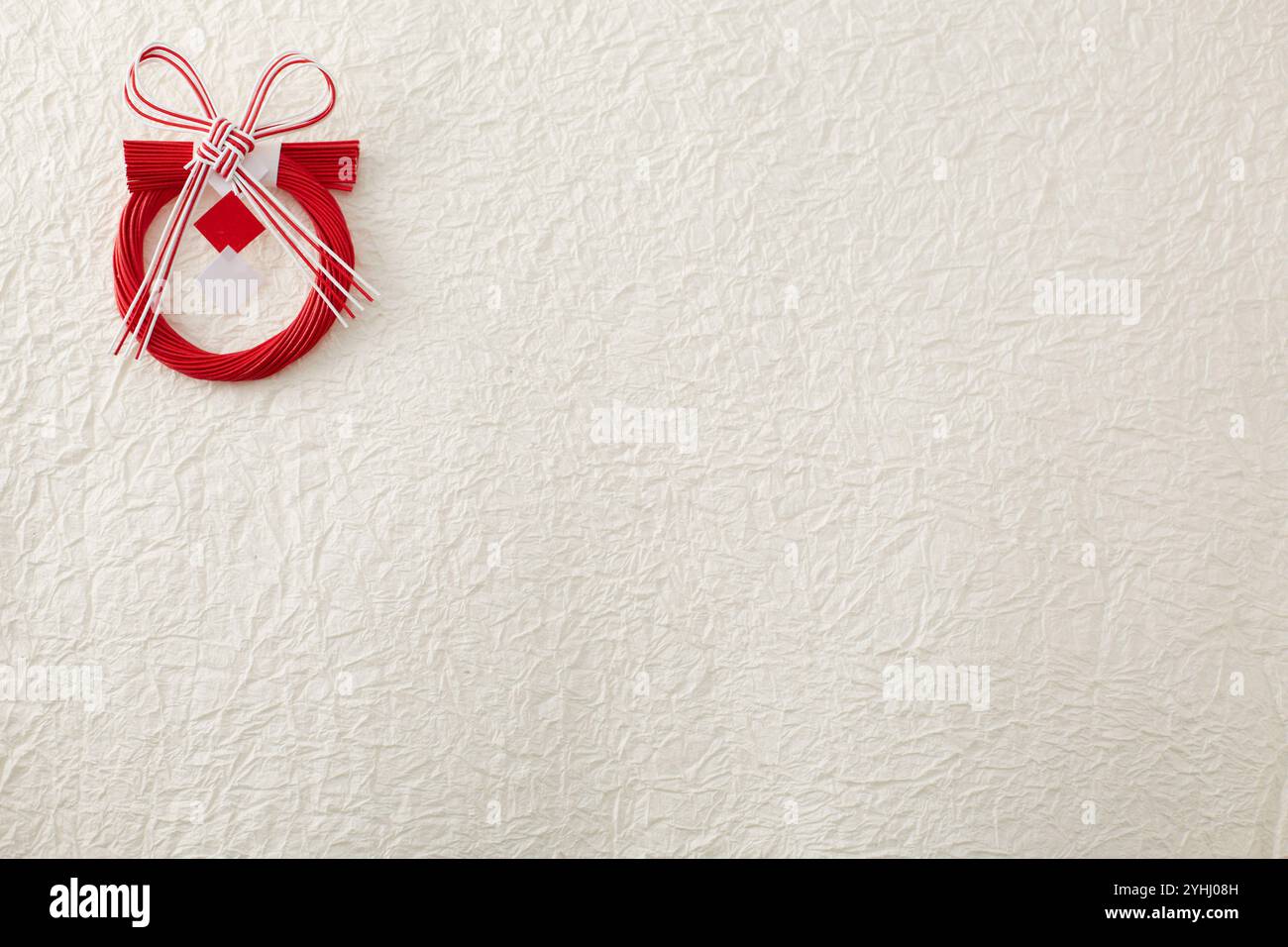 Small red shimenawa decorations Stock Photo - Alamy