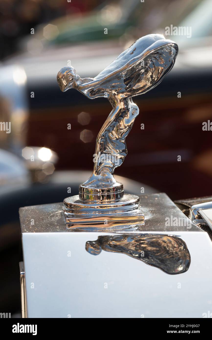 Spirit of Ecstasy or Emily, Rolls-Royce Hood Ornament Stock Photo - Alamy
