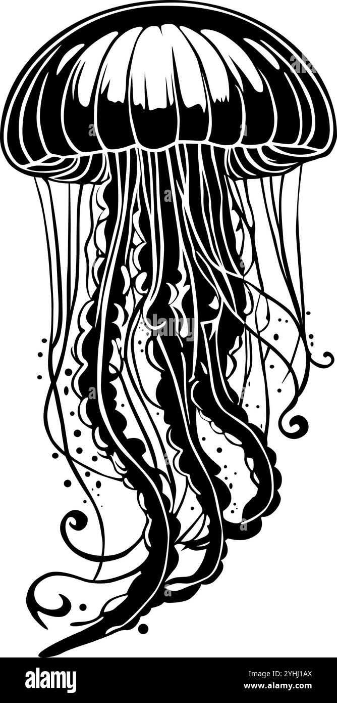 Fish habitats Black and White Stock Photos & Images - Alamy