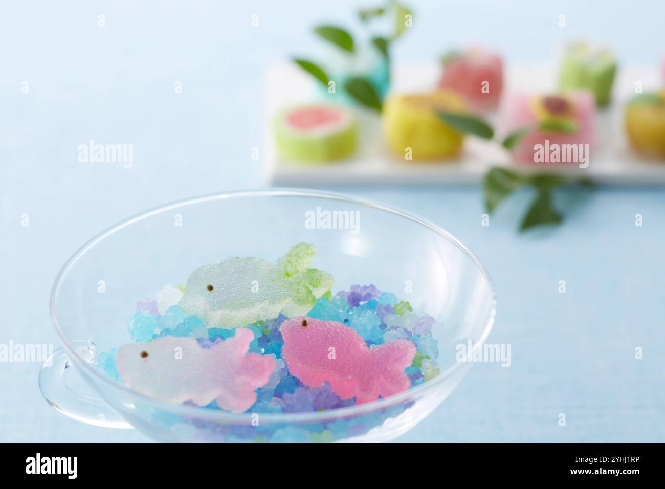 Goldfish sweets, kompeito and pastel Japanese sweets Stock Photo - Alamy