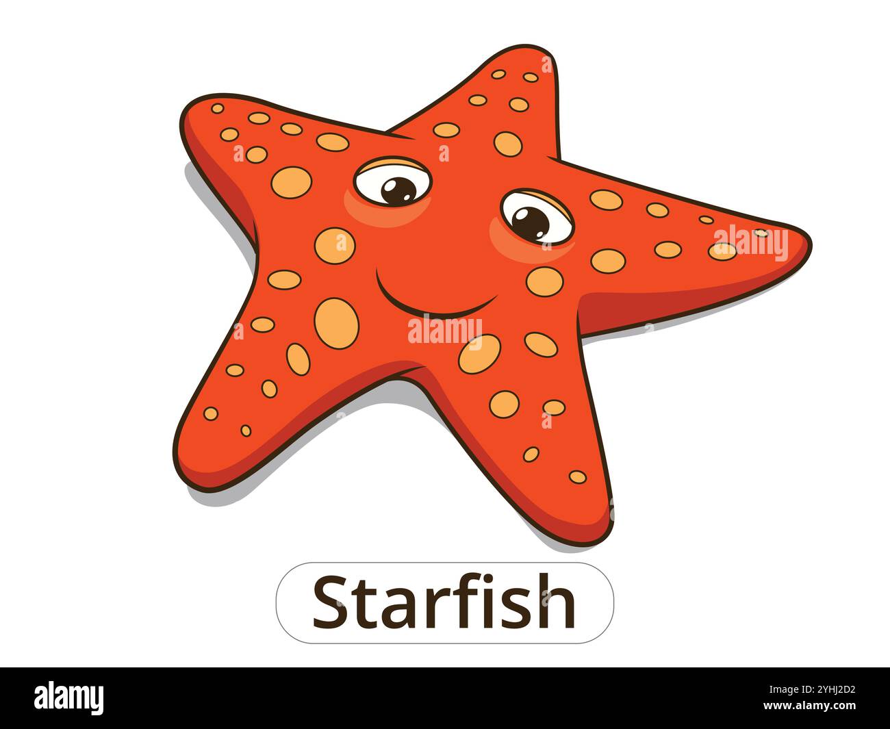 Star fish illustration ocean life hi-res stock photography and images ...