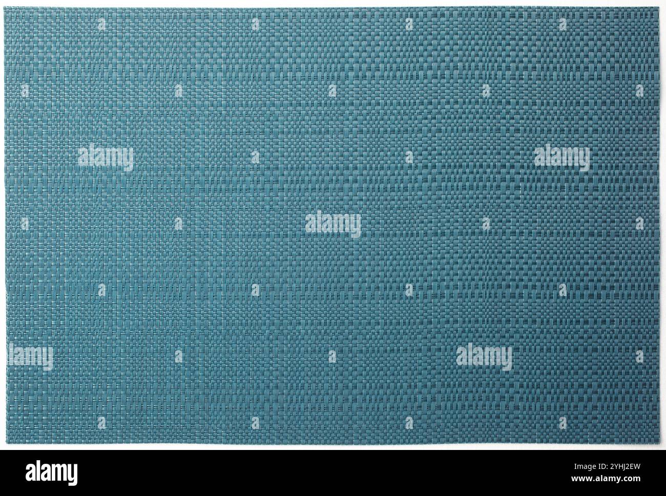 Blue-green luncheon mat Stock Photo - Alamy
