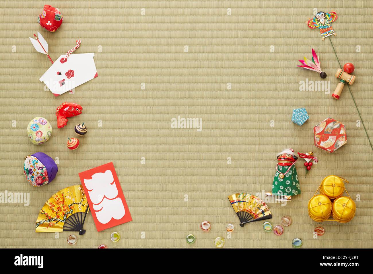 Tatami and Japanese toys Stock Photo - Alamy