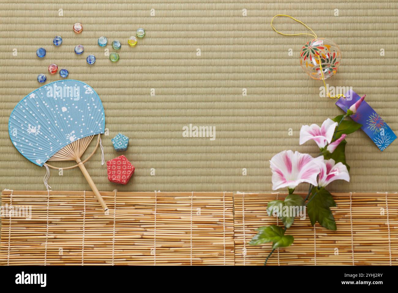 Cool accessories on tatami Stock Photo - Alamy