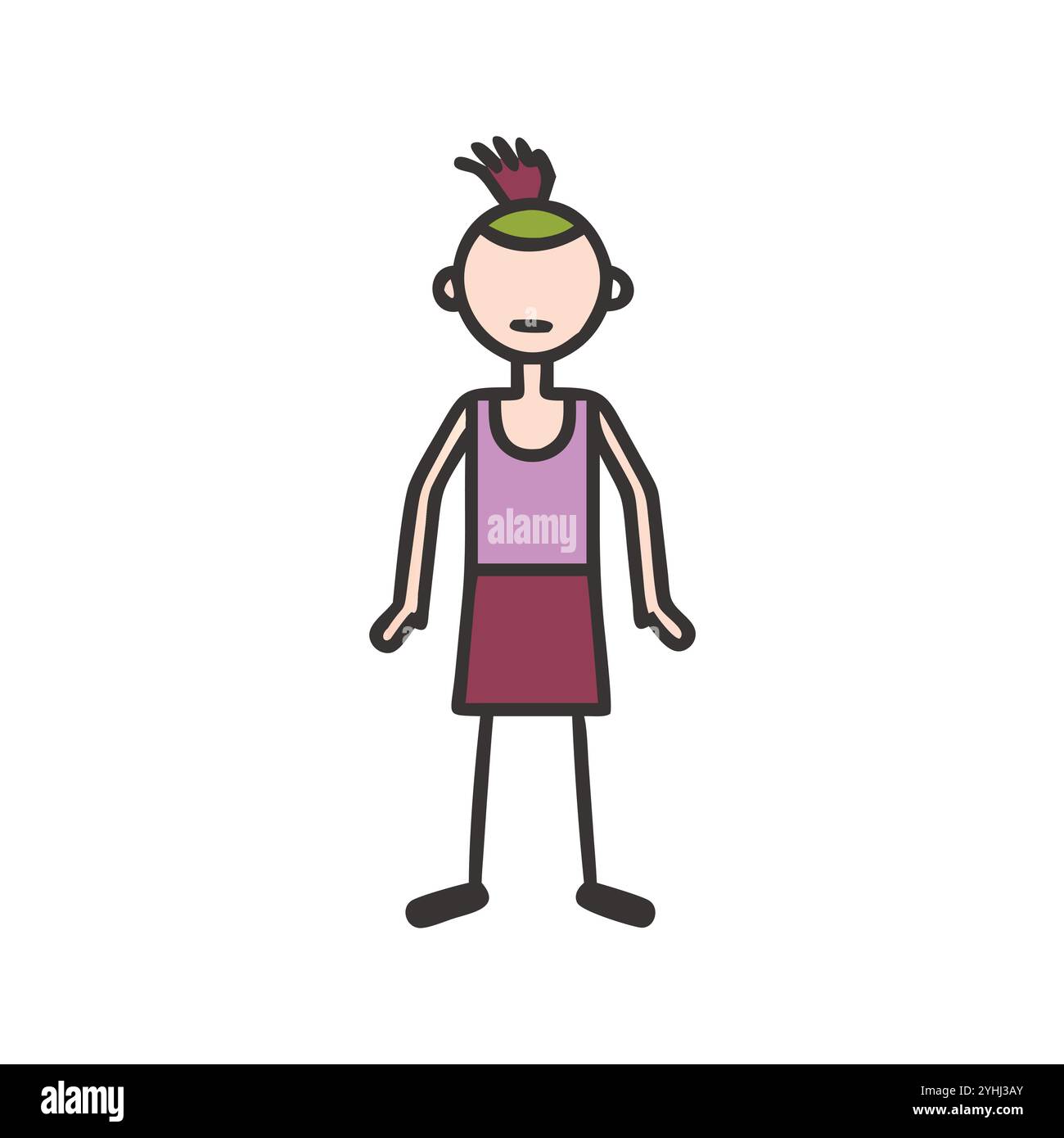 simple vector illustration of a nance, in a simple and clean style ...