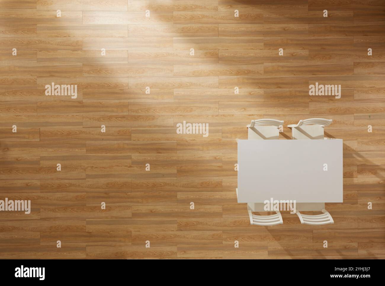 White table and sunrise Stock Photo - Alamy