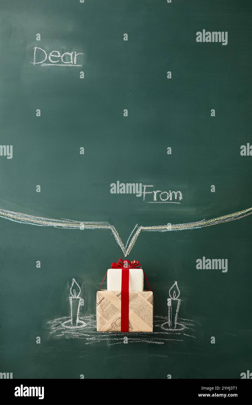 Cute child writing letter hi-res stock photography and images - Alamy