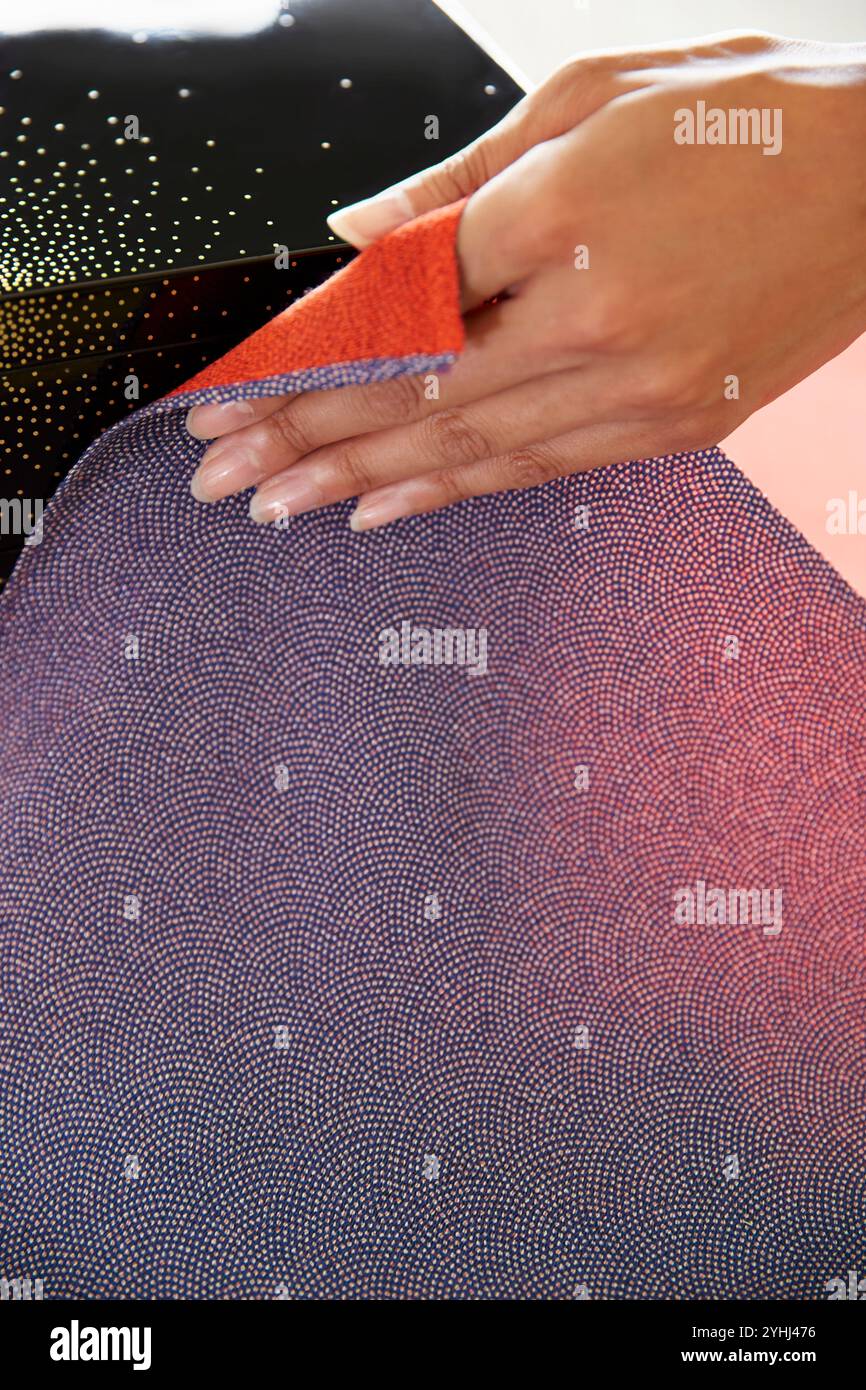 Woman hands wrapping furoshiki hi-res stock photography and images - Alamy
