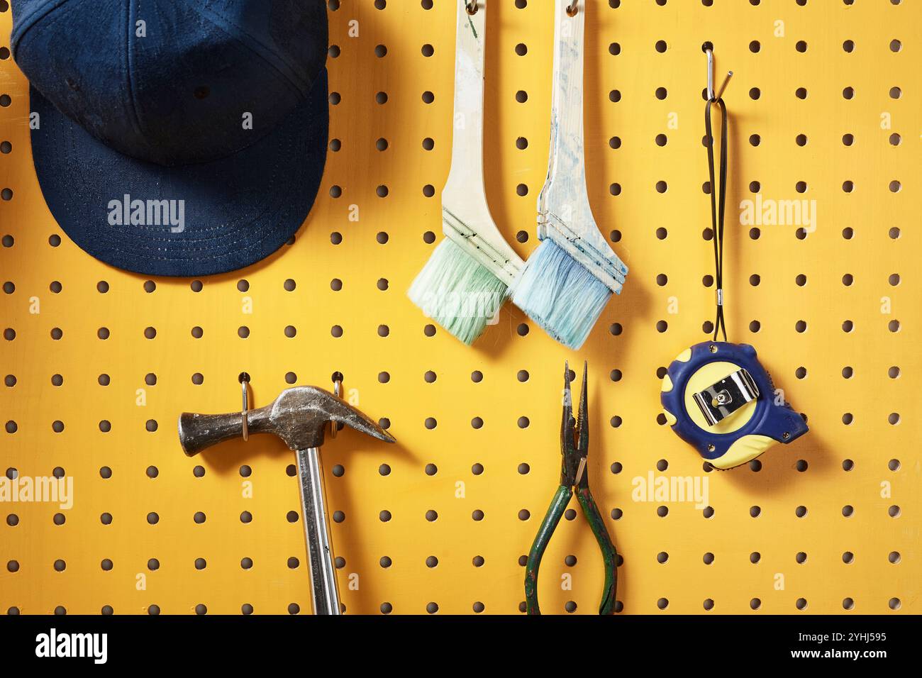 Tools on the wall Stock Photo - Alamy
