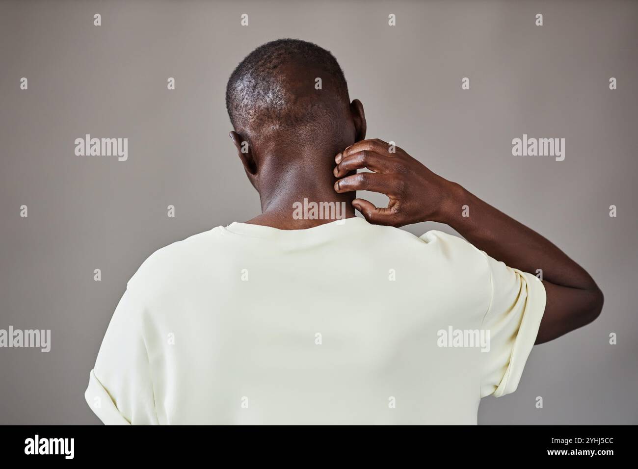 African american man back body skin hi-res stock photography and images ...