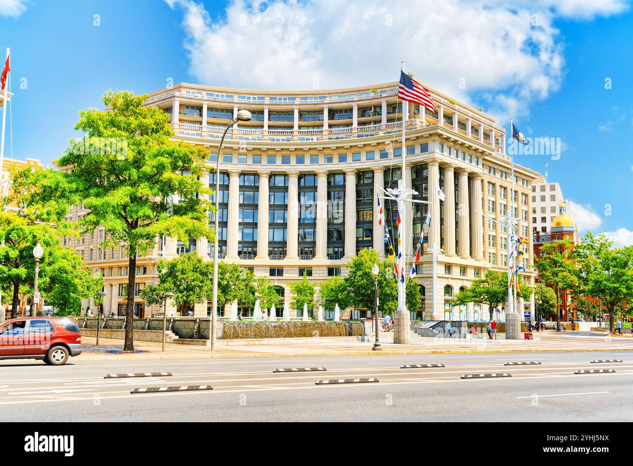 Washington, DC, USA - September 10,2017 : Naval Heritage Center and US ...