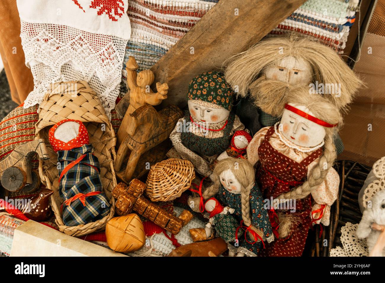 homemade toys at the fair Stock Photo - Alamy
