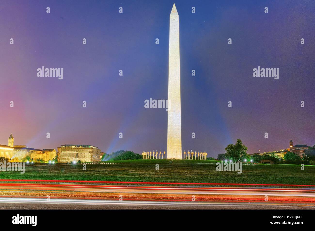 Washington Monument is an obelisk on the National Mall in Washington, D ...