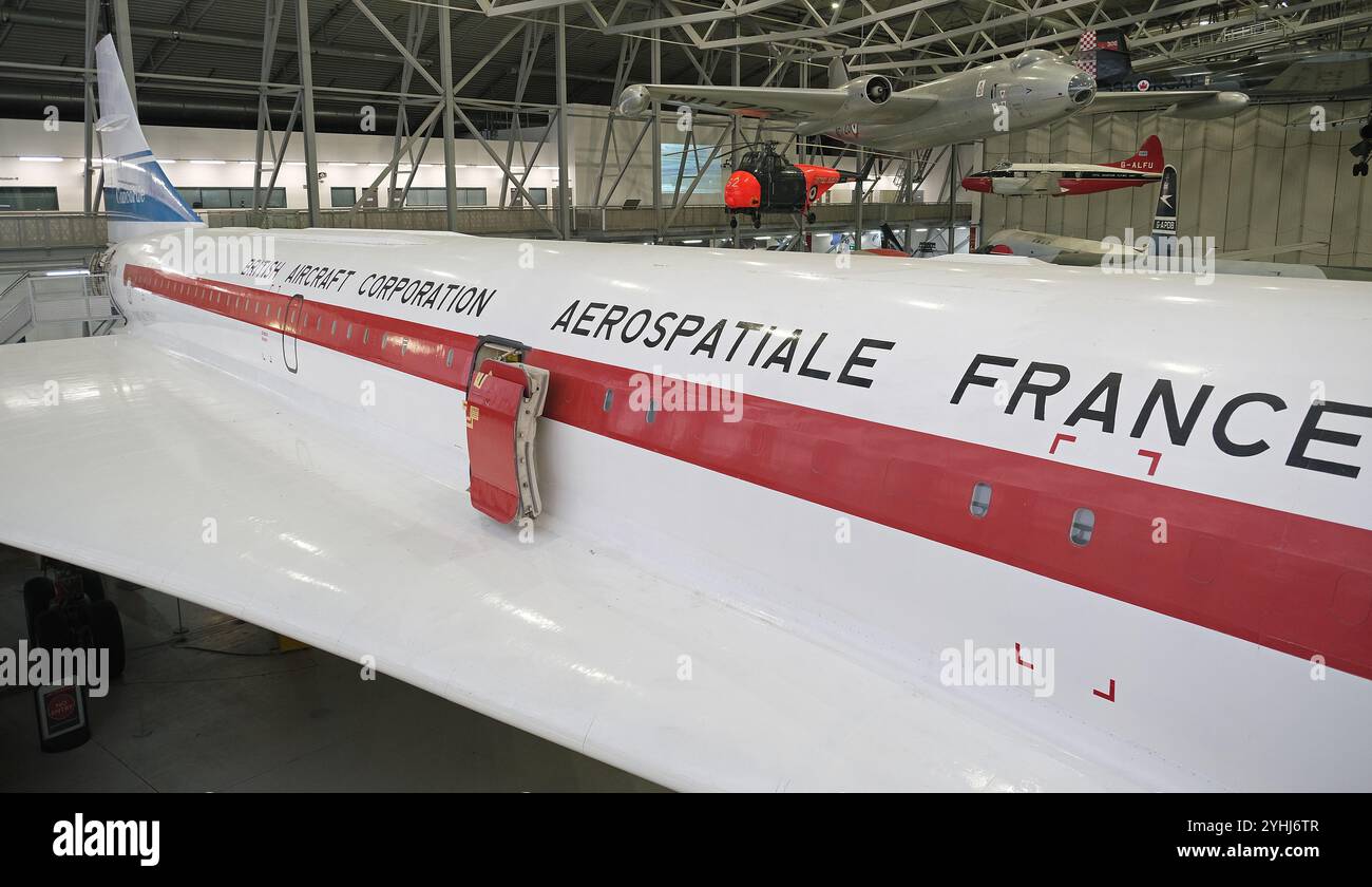 Concorde is a tailless aircraft design with a narrow fuselage ...