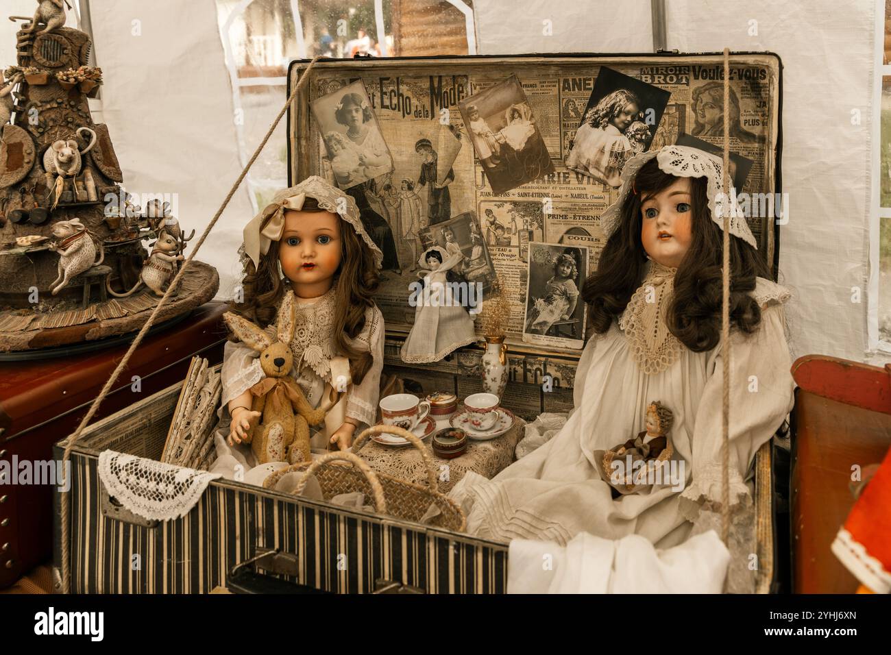 homemade toys at the fair Stock Photo - Alamy