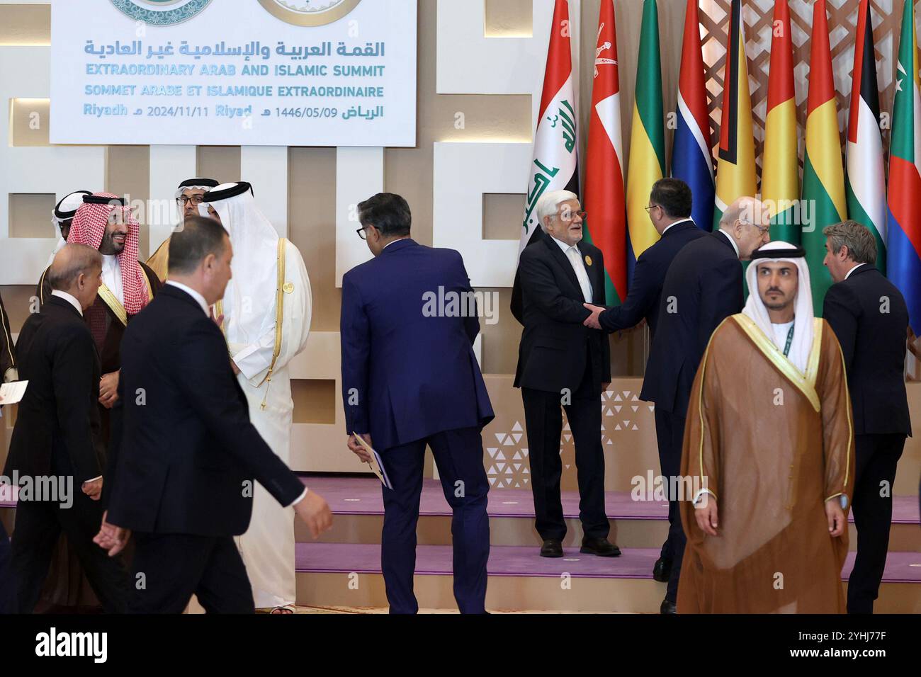 Riyadh, Saudi Arabia. 11th Nov, 2024. Iran's First Vice President ...