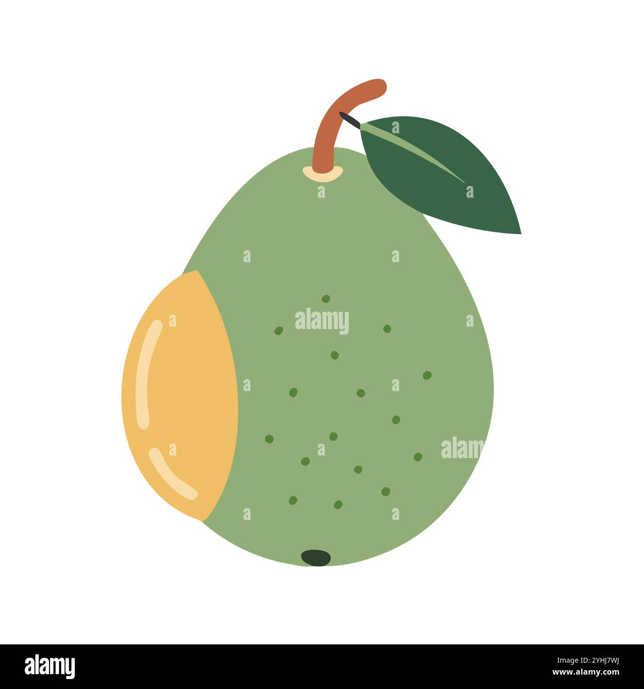 simple vector illustration of a pomelo, in a simple and clean style ...