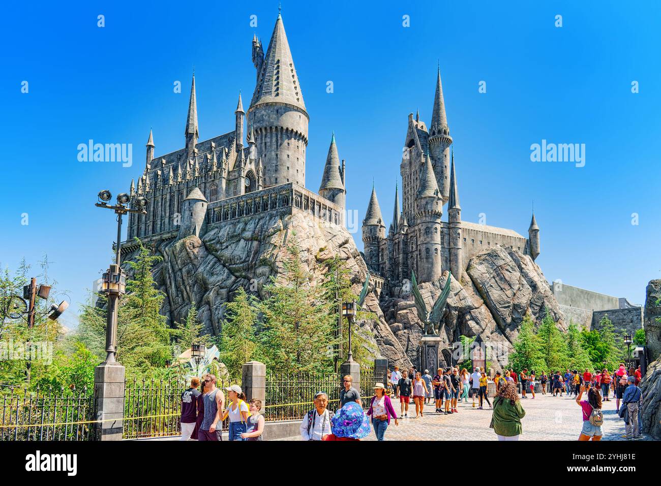 Los Angelos, California, USA - September 07, 2018: World famous park ...