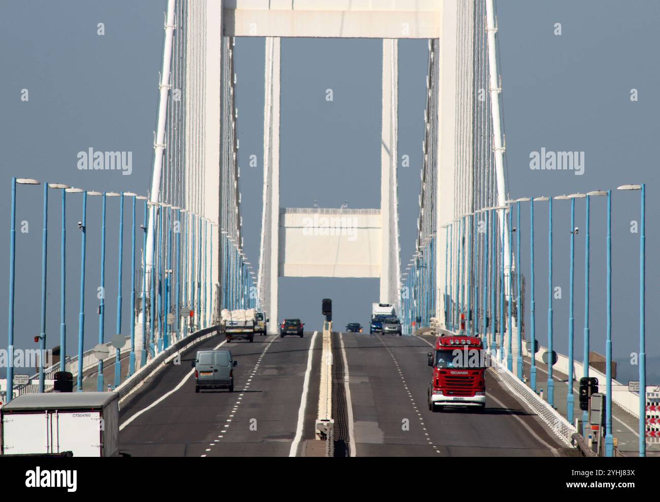 Severn Suspension Bridge, M48 Motorway, UK Stock Photo - Alamy