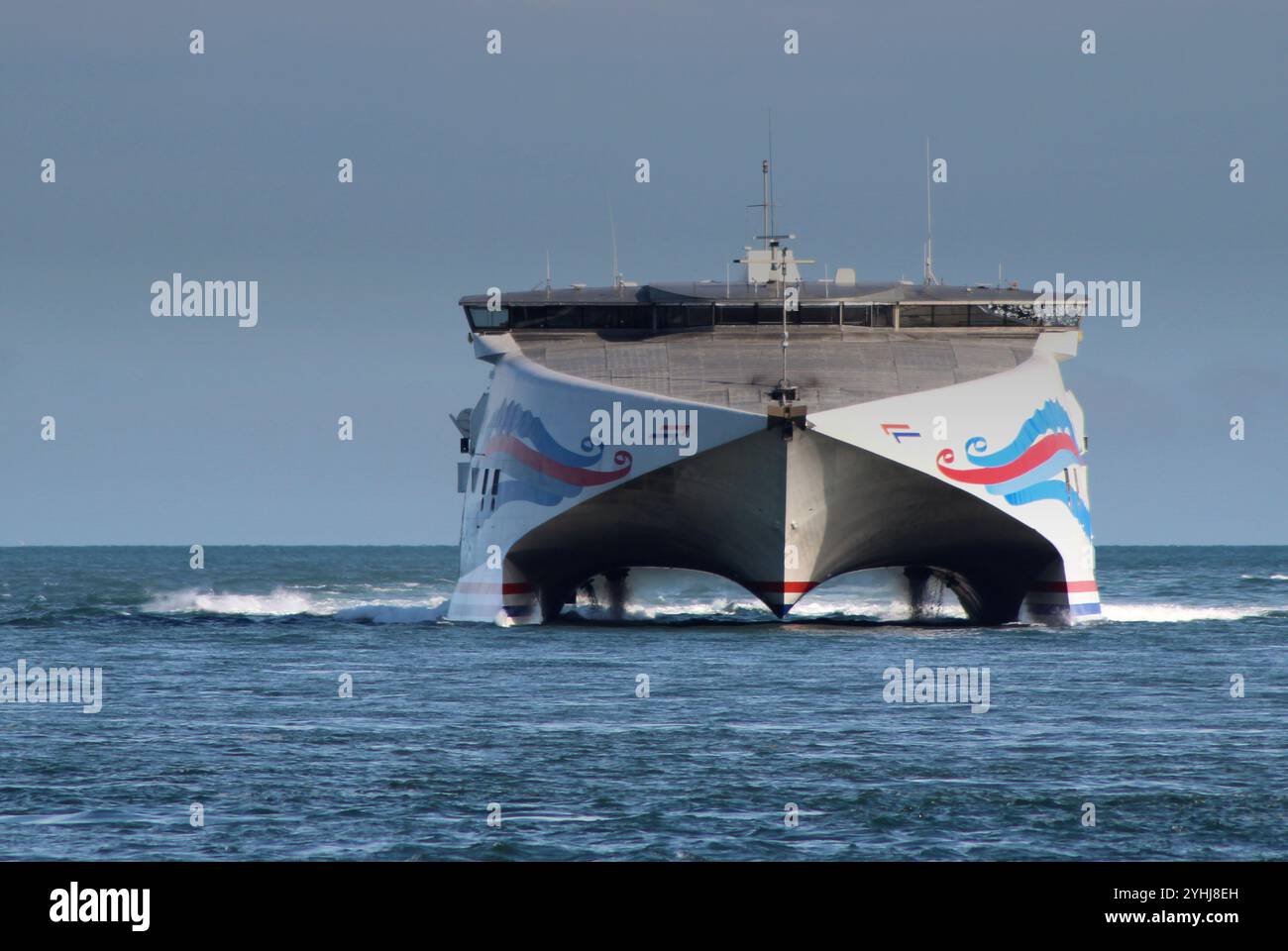 Condor Trimaran Ferry Stock Photo - Alamy