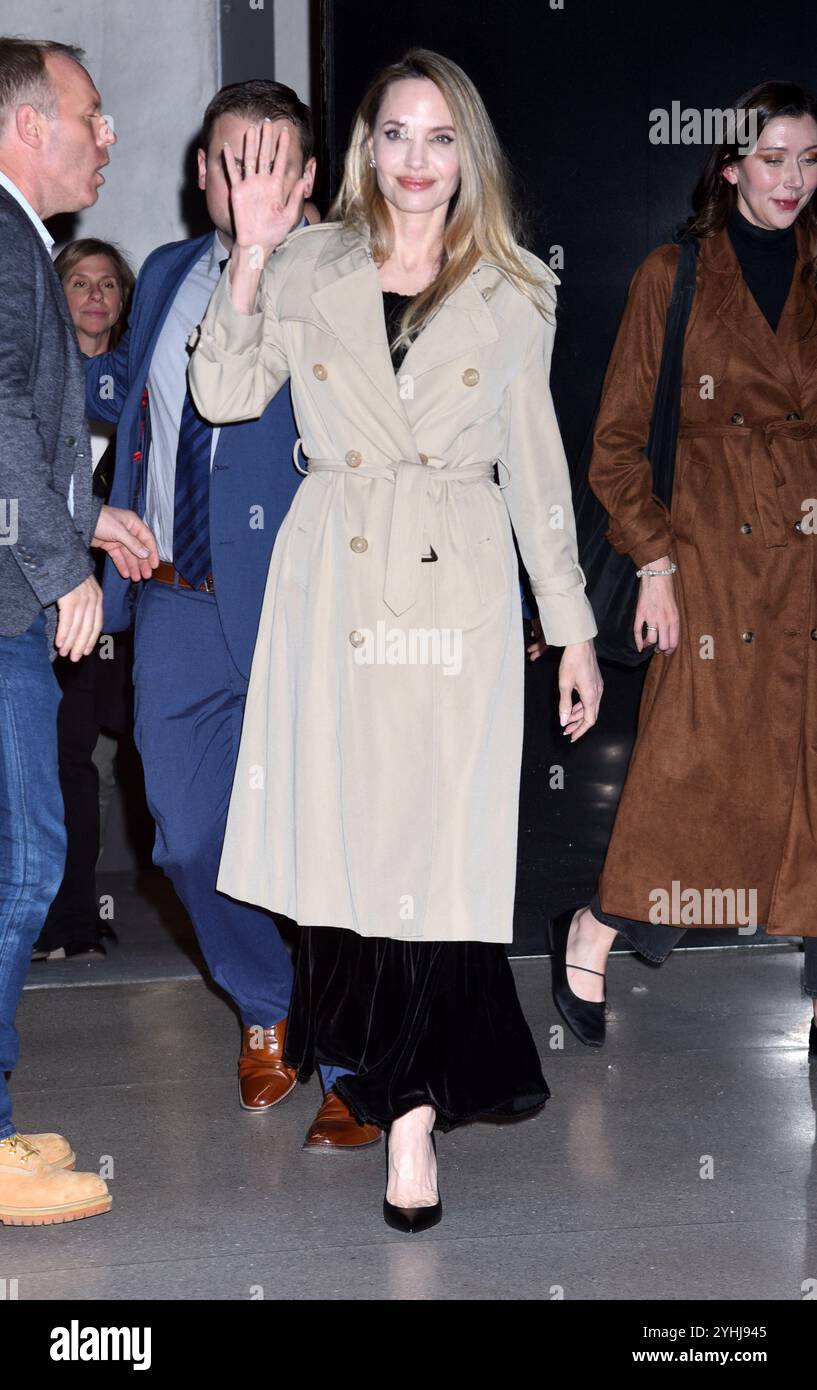 New York City, United States. 11th Nov, 2024. Angelina Jolie at a ...
