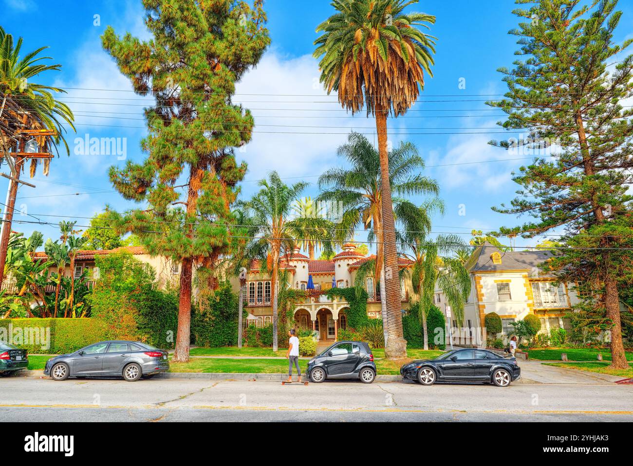 Los Angelos, California, USA - September 04, 2018: Urban views of the ...
