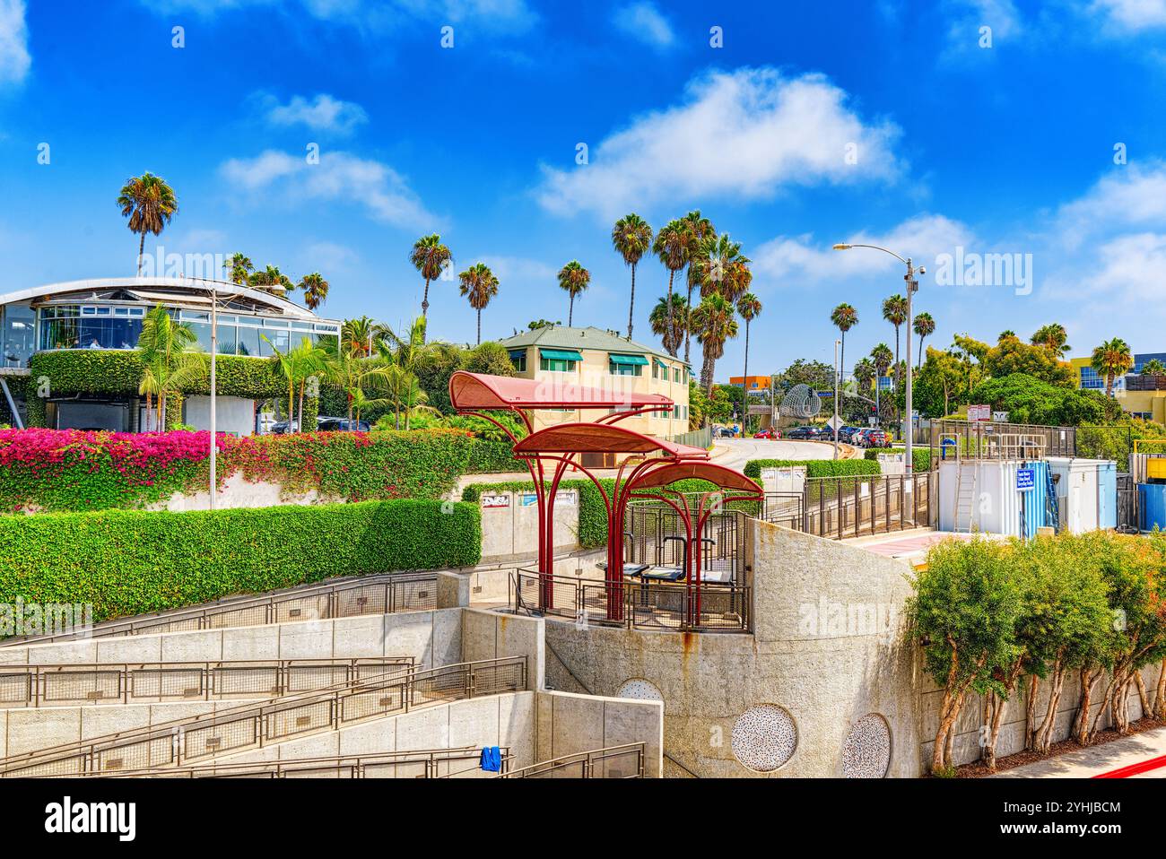 City views, Santa Monica streets - a suburb of Los Angeles Stock Photo ...