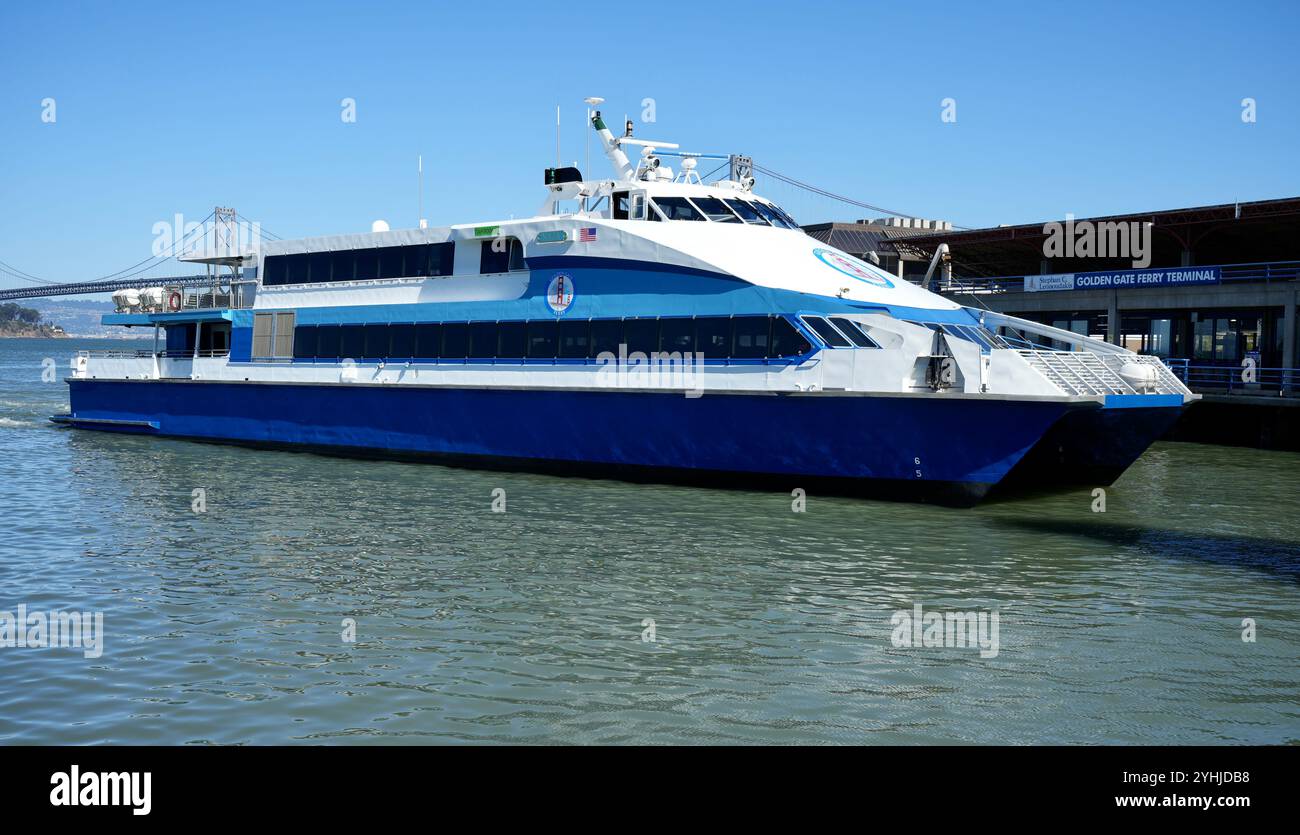 The Golden gate Ferry Napa at The Ferry Terminal Stock Photo - Alamy