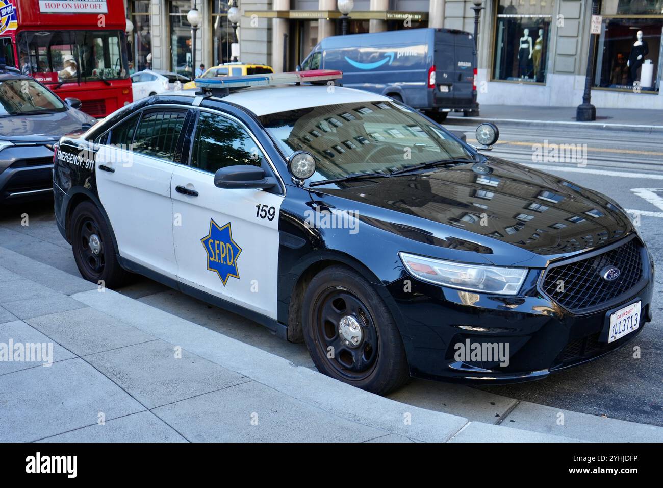 Sfpd police car hi-res stock photography and images - Alamy