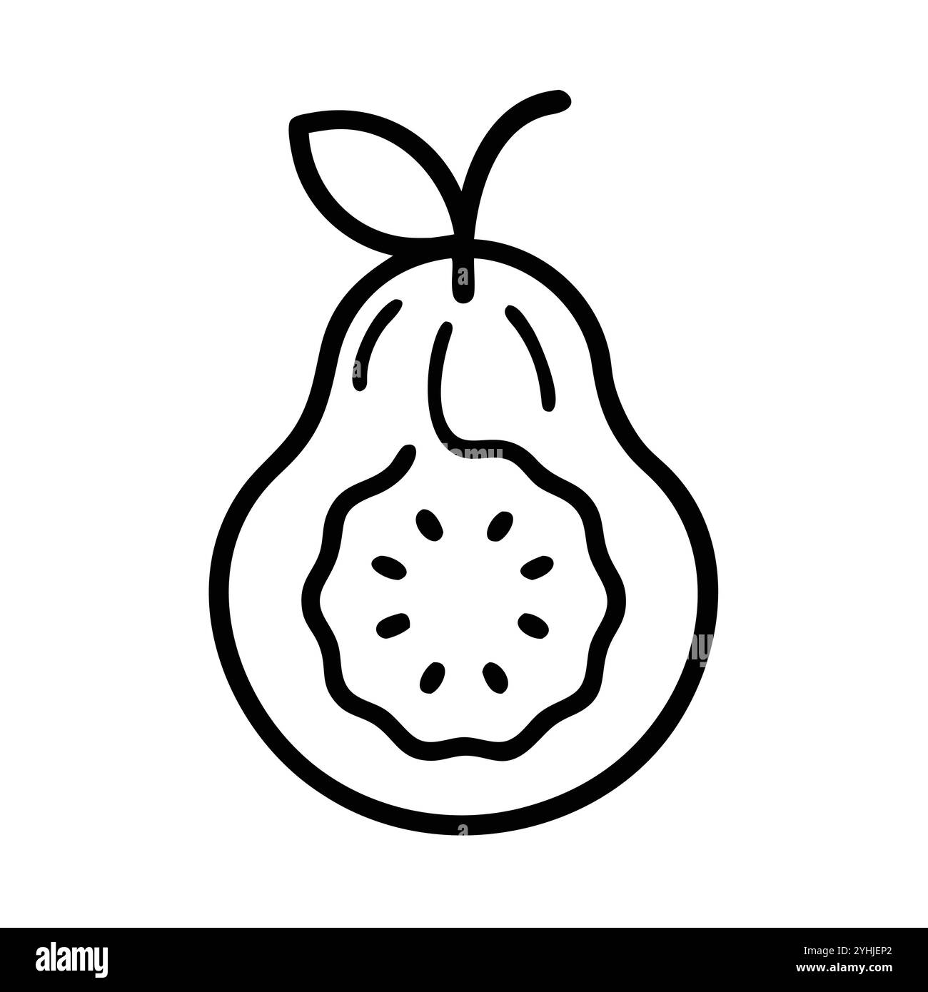 simple vector illustration of a ugli fruit, in a simple and clean style ...