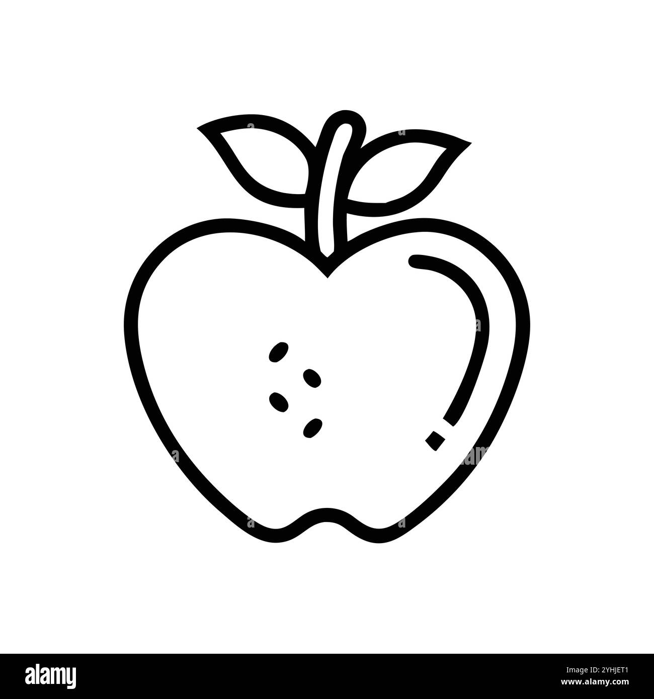 Velvet apple vector vectors hi-res stock photography and images - Alamy