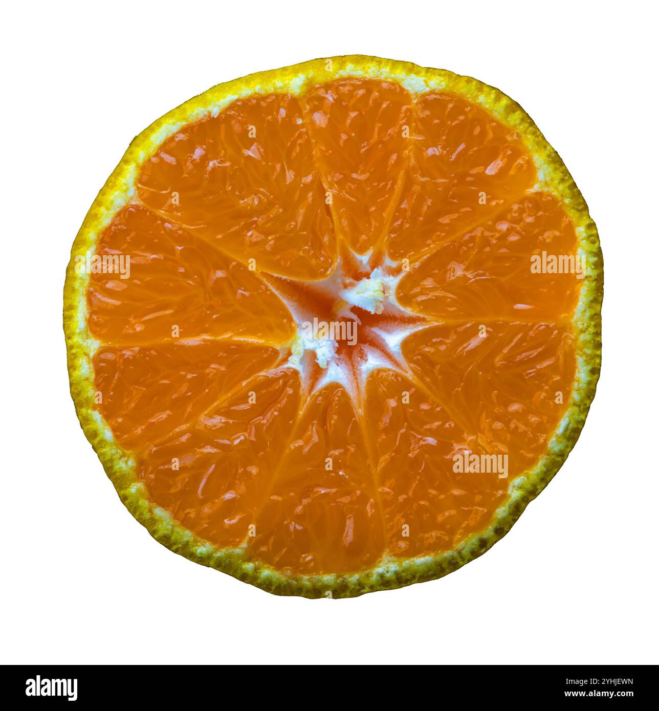 Fruit orange mandarin fresh color without background isolated Stock ...