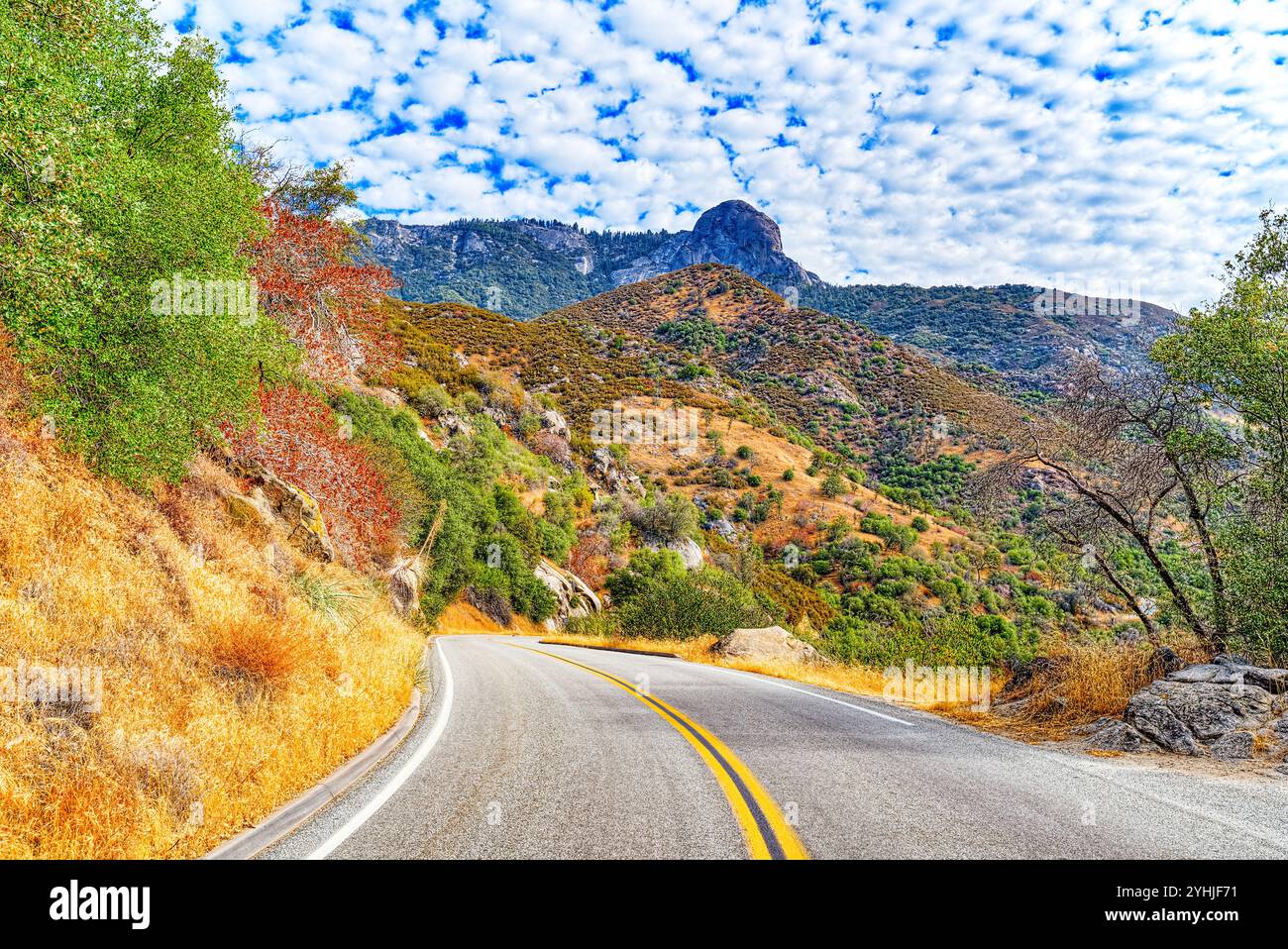 Natural landscapes road views of the United States of America Stock ...