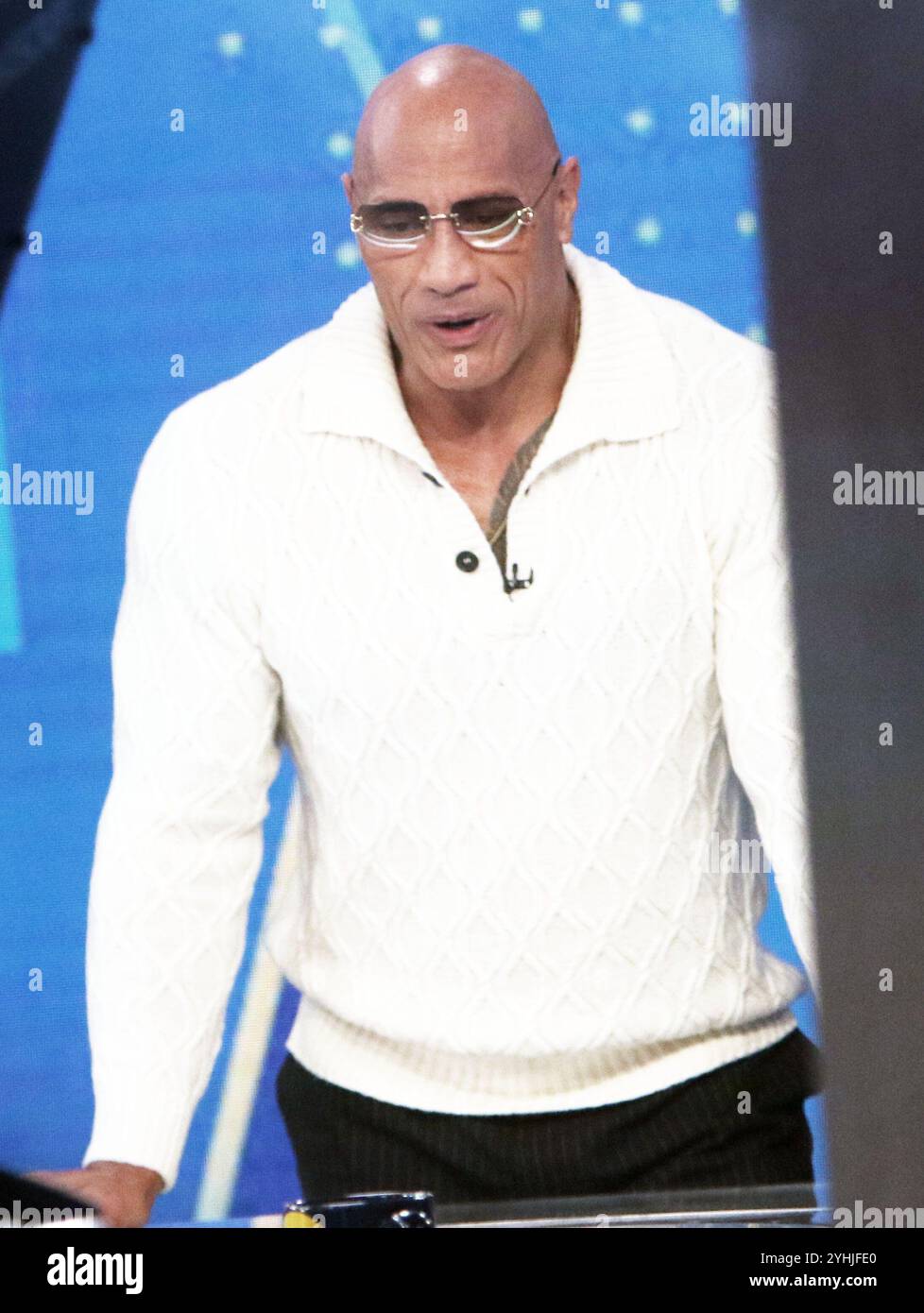 New York, NY, USA. 11th Nov, 2024. Dwayne Johnson seen at Good Morning ...