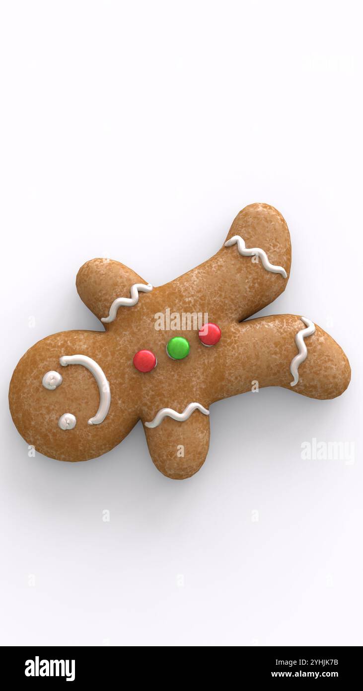 Cute cartoon vector gingerbread Cut Out Stock Images & Pictures - Alamy