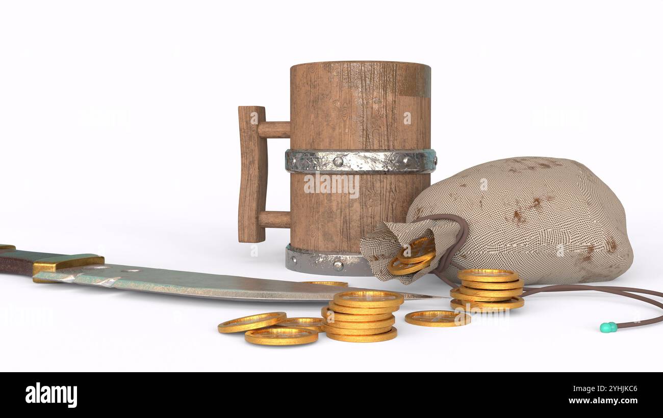 Golden coin vector hi-res stock photography and images - Alamy