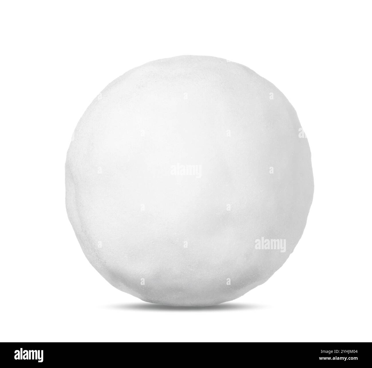 Snowball isolated on white background Stock Photo - Alamy