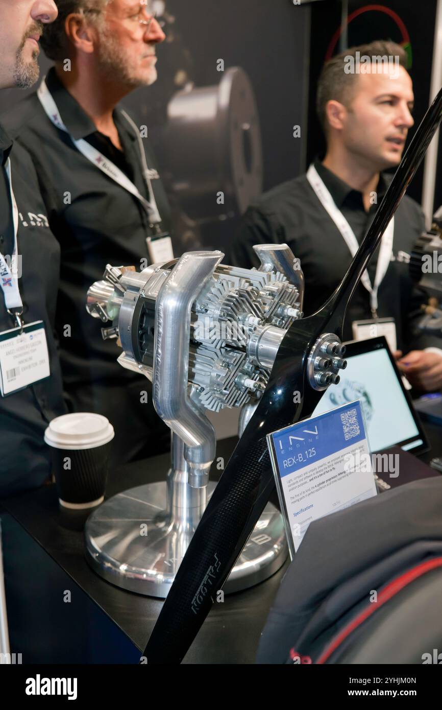 View of the INNengine stand demonstrating their disruptive engine ...