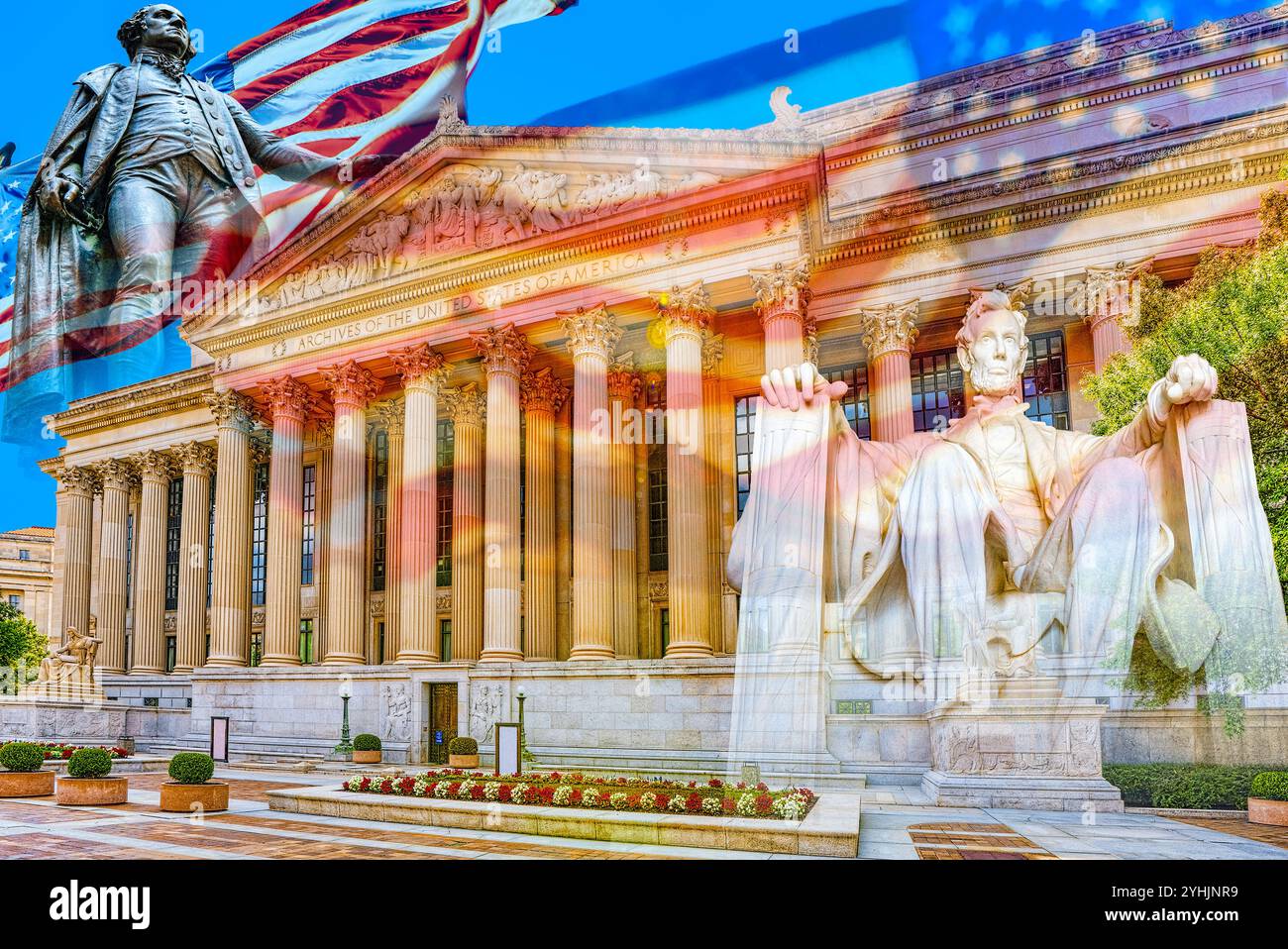 Washington dc government collage hi-res stock photography and images ...