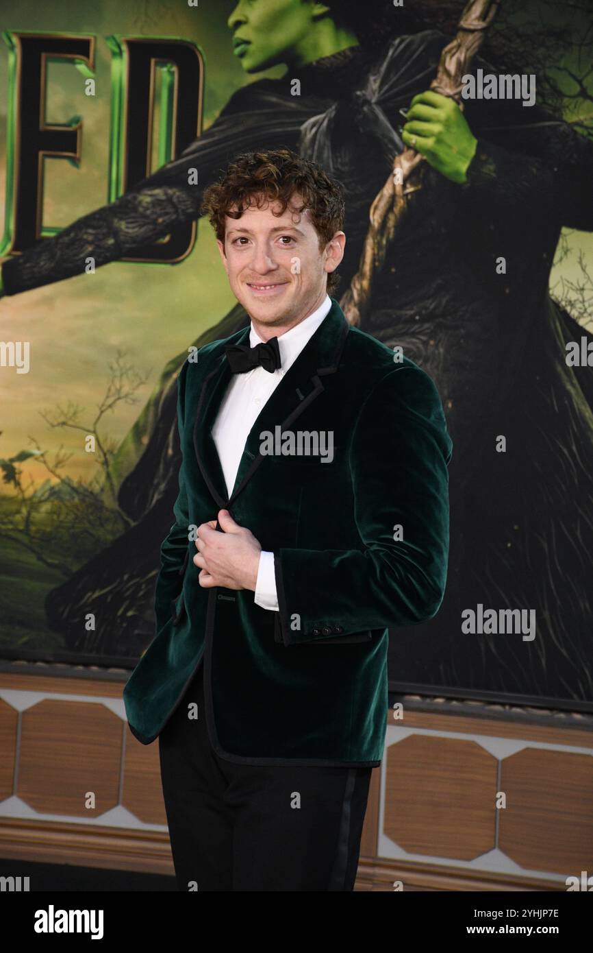Los Angeles, California, USA 9th November 2024 Actor Ethan Slater ...