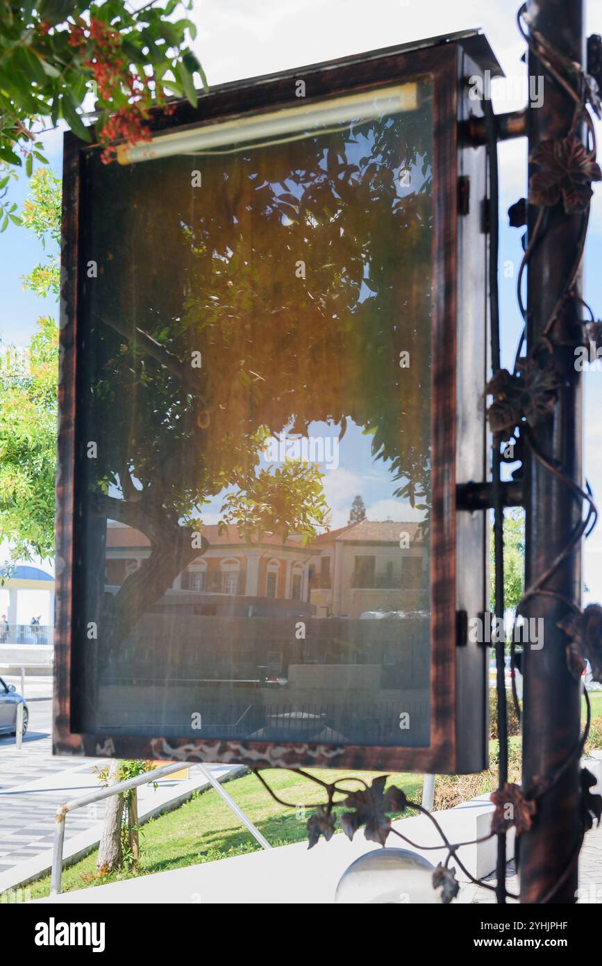 An old notice board on the street Stock Photo - Alamy