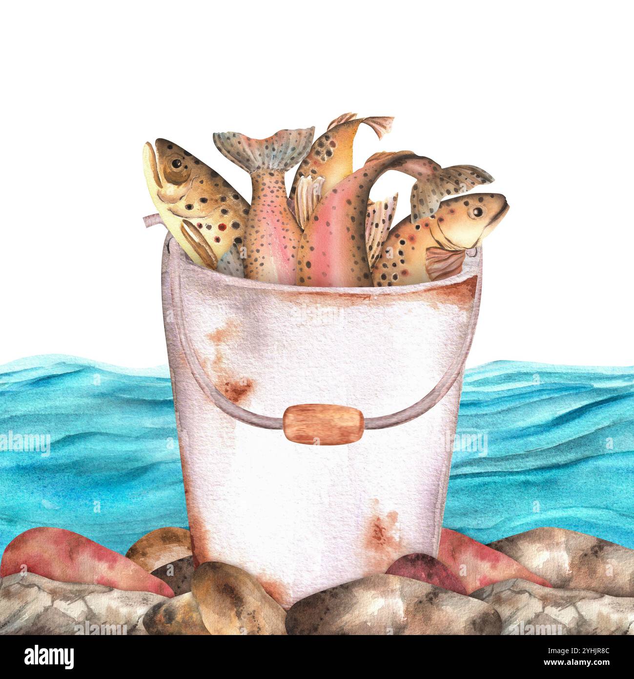 Hand drawn bucket hi-res stock photography and images - Alamy