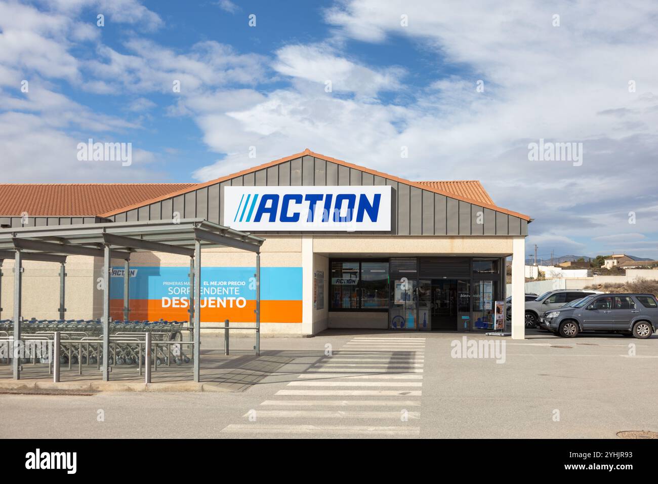 Action Store in Spain Stock Photo - Alamy