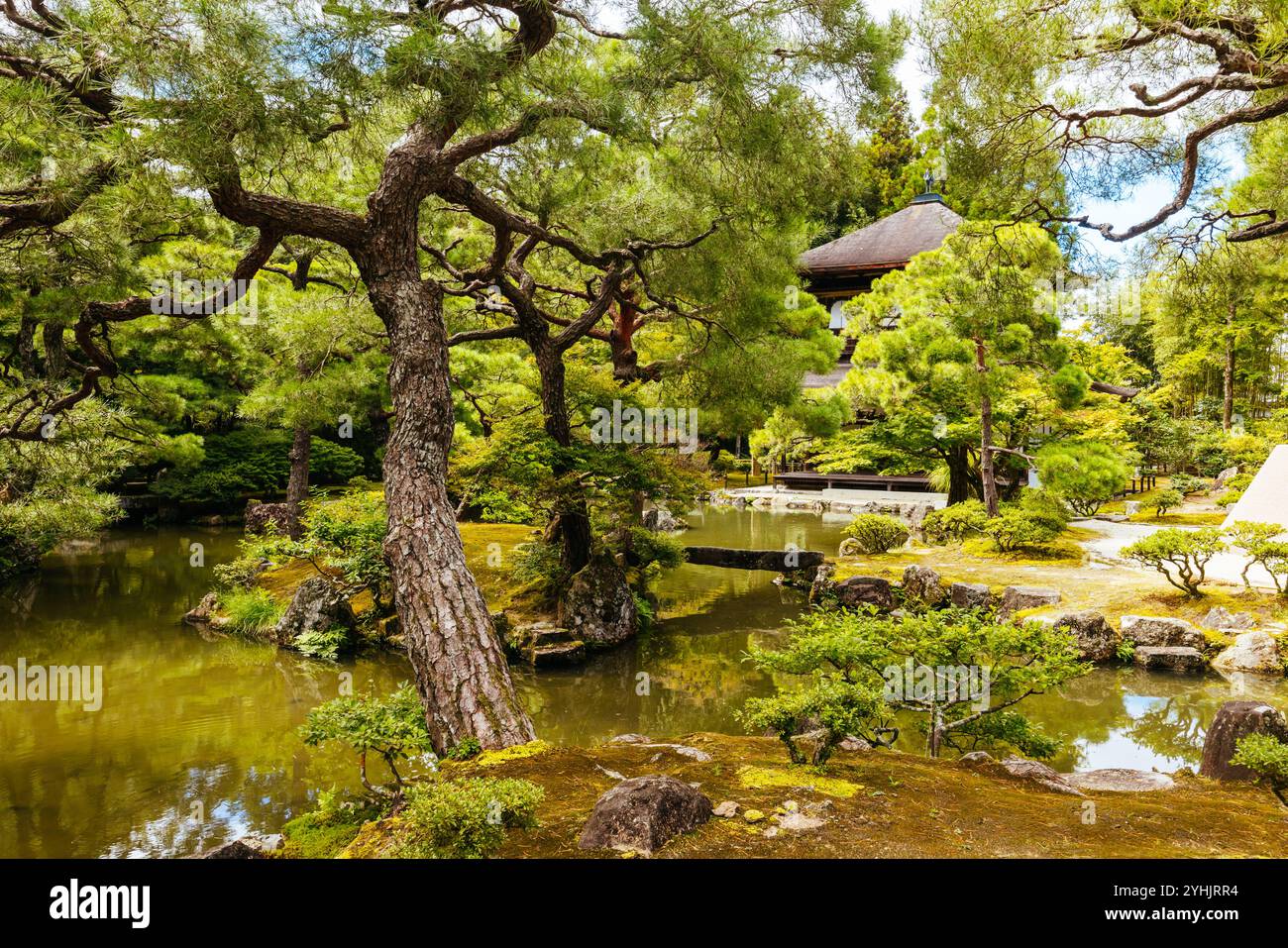 Silver Pavillion Ginkakuji Temple Kyoto Japan Stock Photo - Alamy